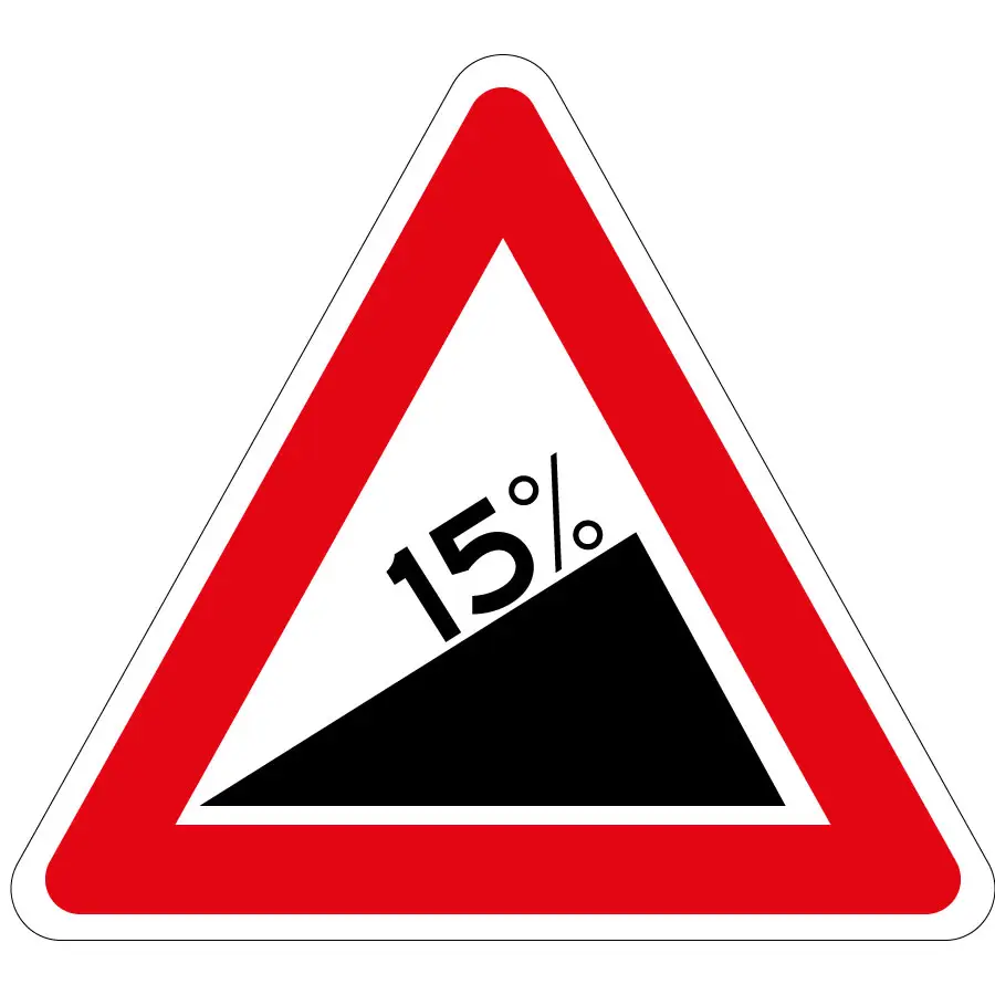 Steile helling sticker op maat - J6 kopen? | JEsign